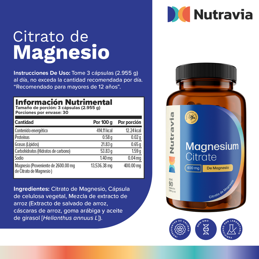 Magnesium Citrate – Nutravia México