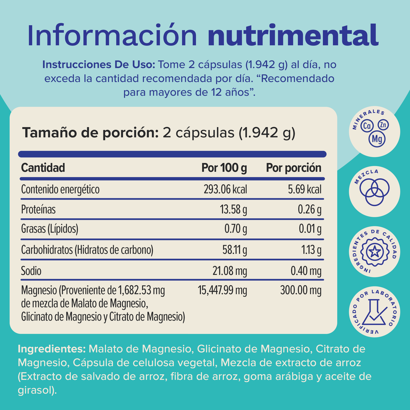 Tri-Magnesium Complex – Nutravia México